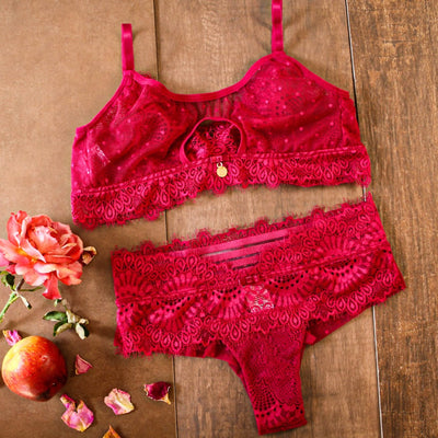 Lace lingerie set I Lingerie set Joy | Pink Heaven